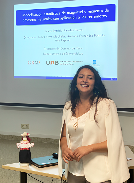 Patricia Paredes, antiga membre del grup de sistemes complexos del CRM ...